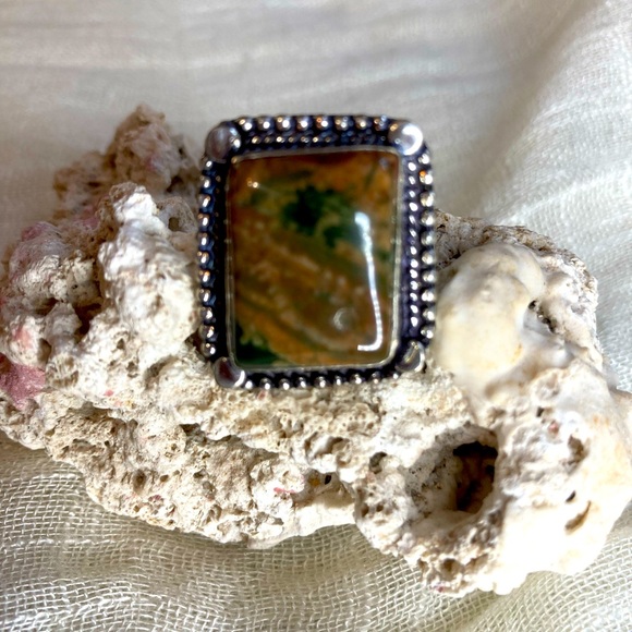 Jewelry | New Rhyolite Handmade 925 Silver Ring Size 75 | Poshmark